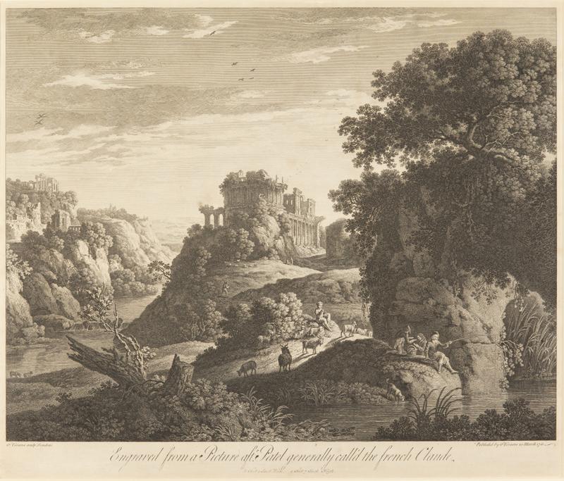 Classical landscape with ruins - Art Gallery WA