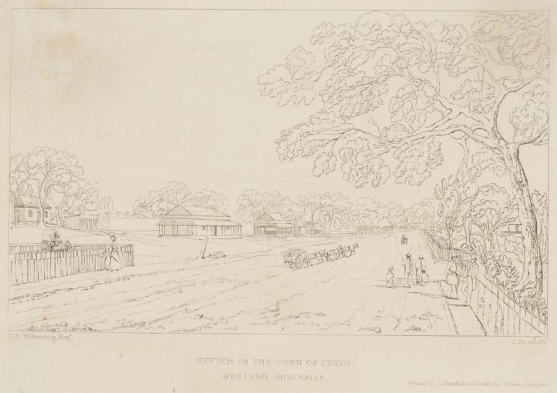 Sketch in the Town of Perth, Western Australia - Art Gallery WA
