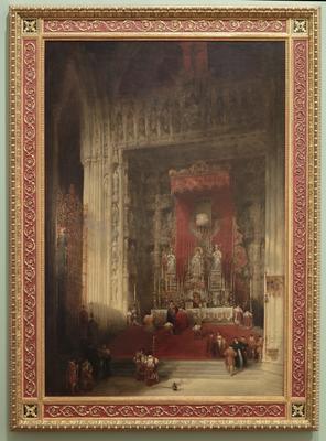 The high altar Seville Cathedral - Art Gallery WA